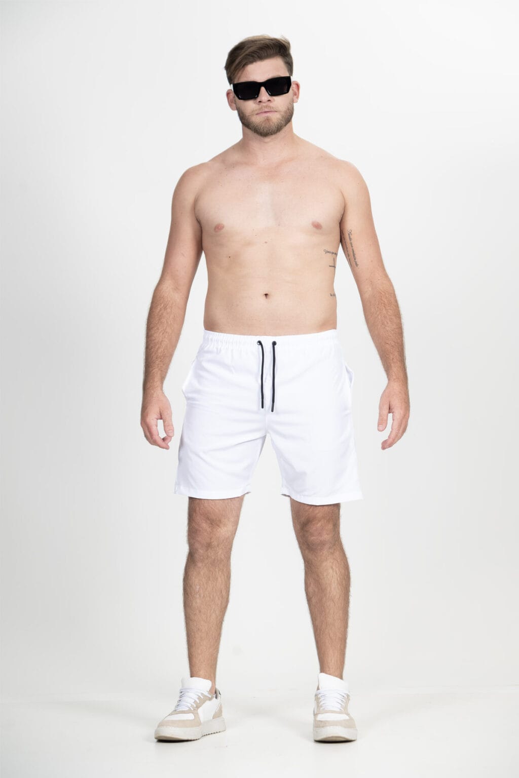 Bermuda Dry-FIT Tech Comfort Masculino – Branco – Brand Liso®
